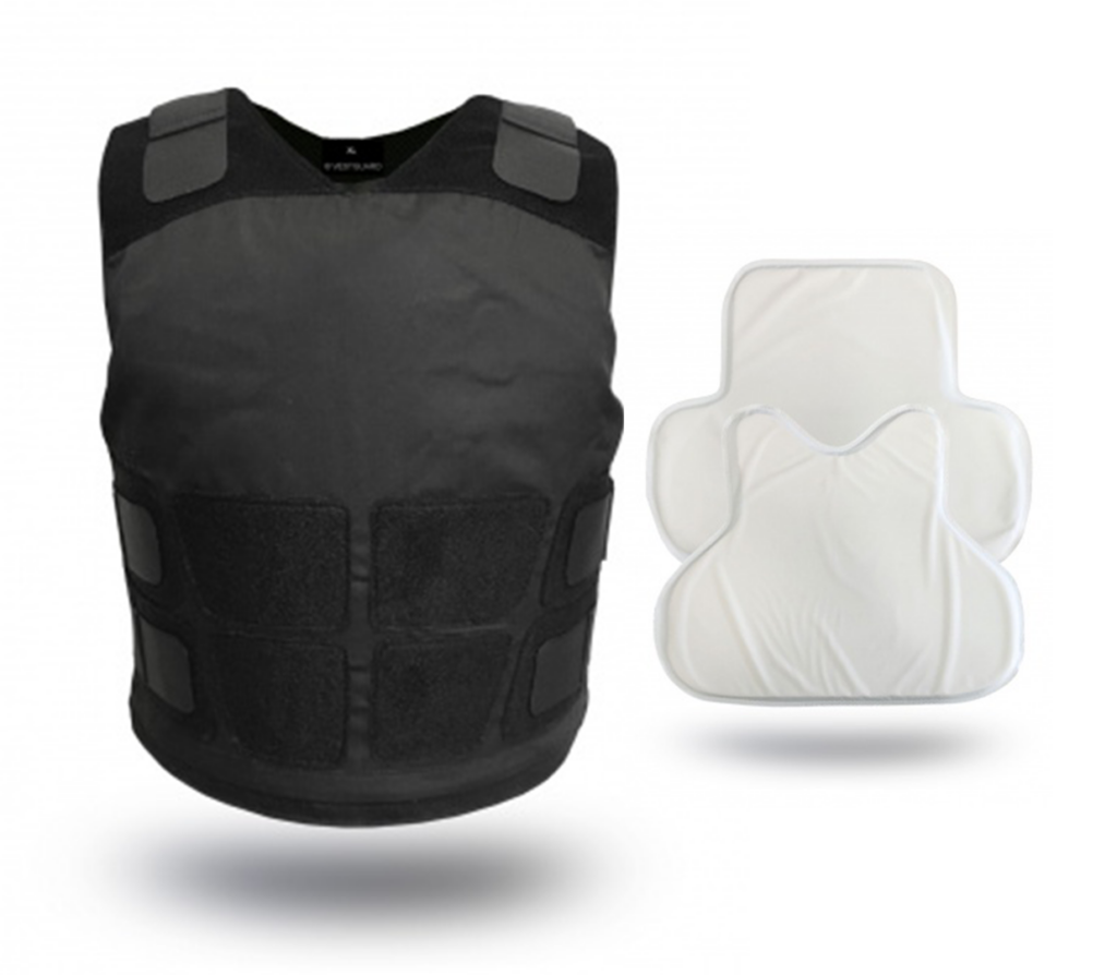 Covert Body Armour Level 2 NIJ Stab Vest with Soft Armour Panels ...