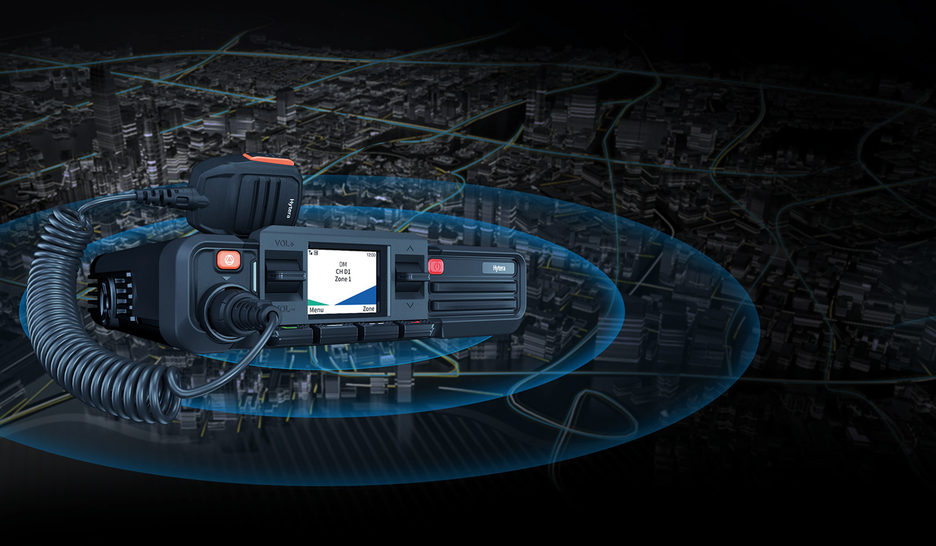 Hytera HM685 DMR Mobile Radio | Digitall Comms