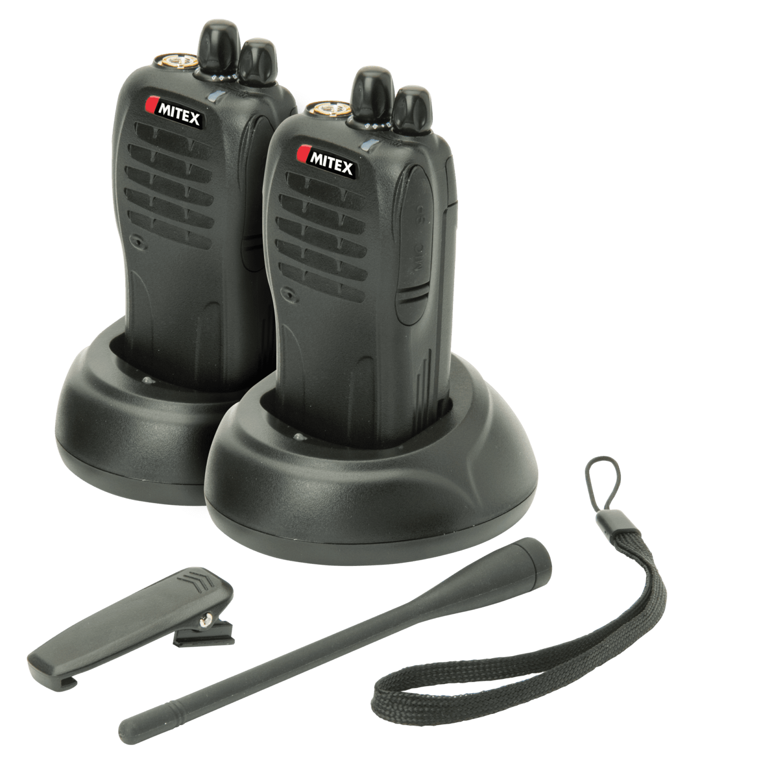 Mitex General Radio UHF Twin Pack, Preprogrammed | Digitall Comms