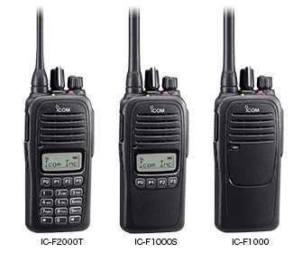 Icom IC-F1000 / IC-F2000 Radio, Compact, Lightweight, Lone worker ...